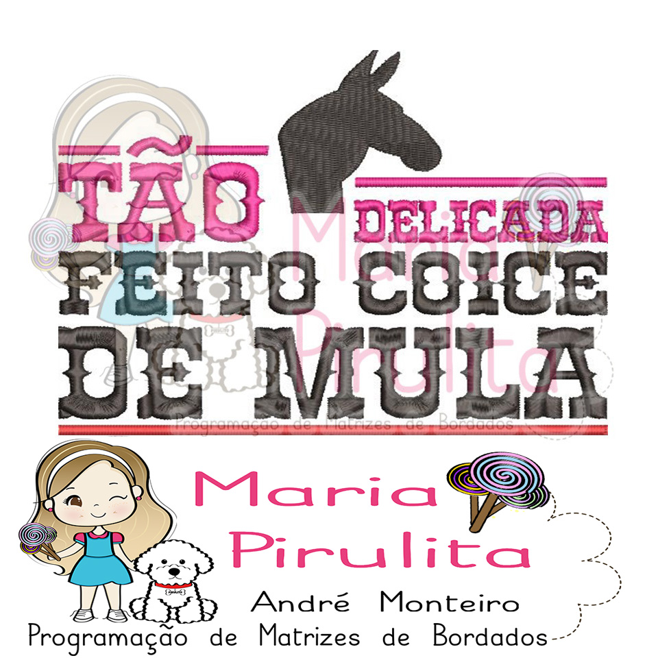 Tão Delicada Feito Coice de Mula - Matrizes Maria Pirulita - André Monteiro